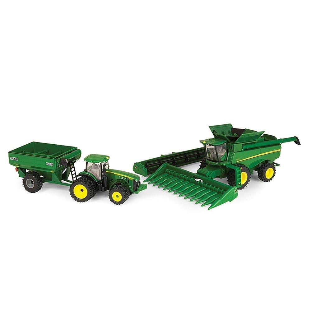 John Deere 1:32 Combine Harvesting Set - Drummond & Etheridge